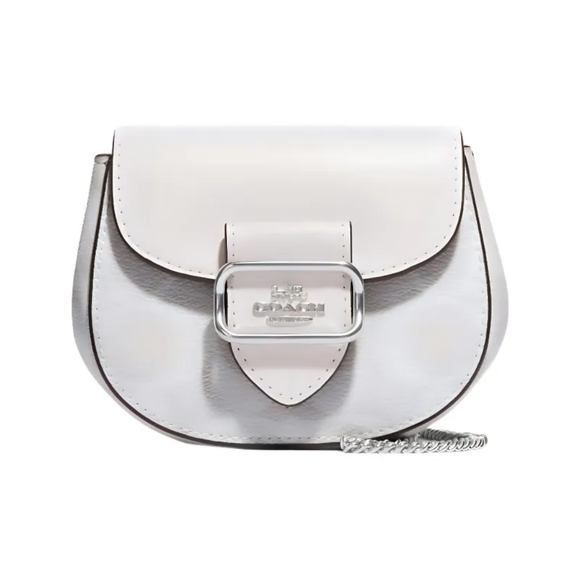 Coach | Bags | Coach Morgan Signature Monogram Leather Saddle Bag ...